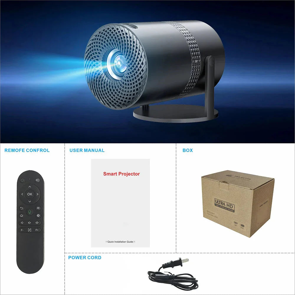 Salange P300 Mini Portable Projector - 4K 8K Video Decoding, 720P HD ...