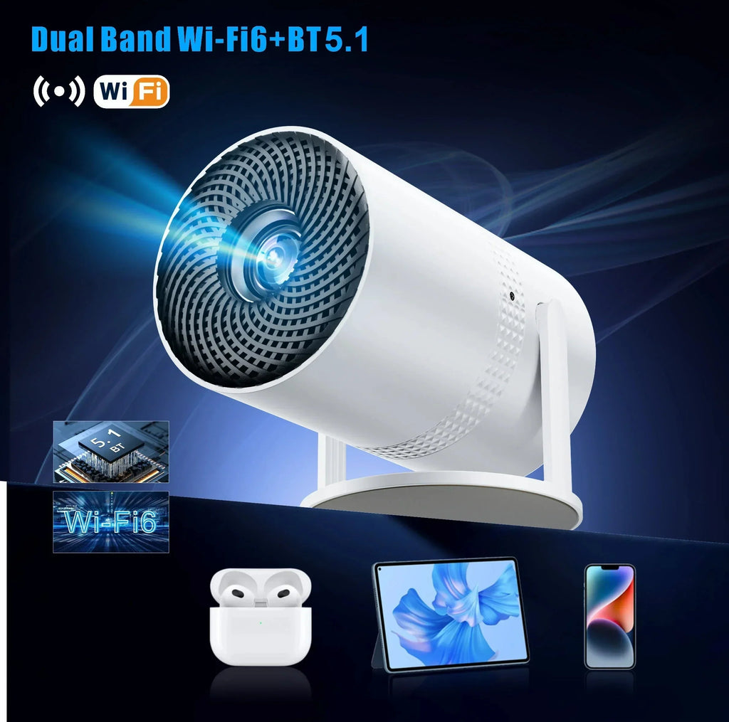 Salange P300 Mini Portable Projector - 4K 8K Video Decoding, 720P HD ...